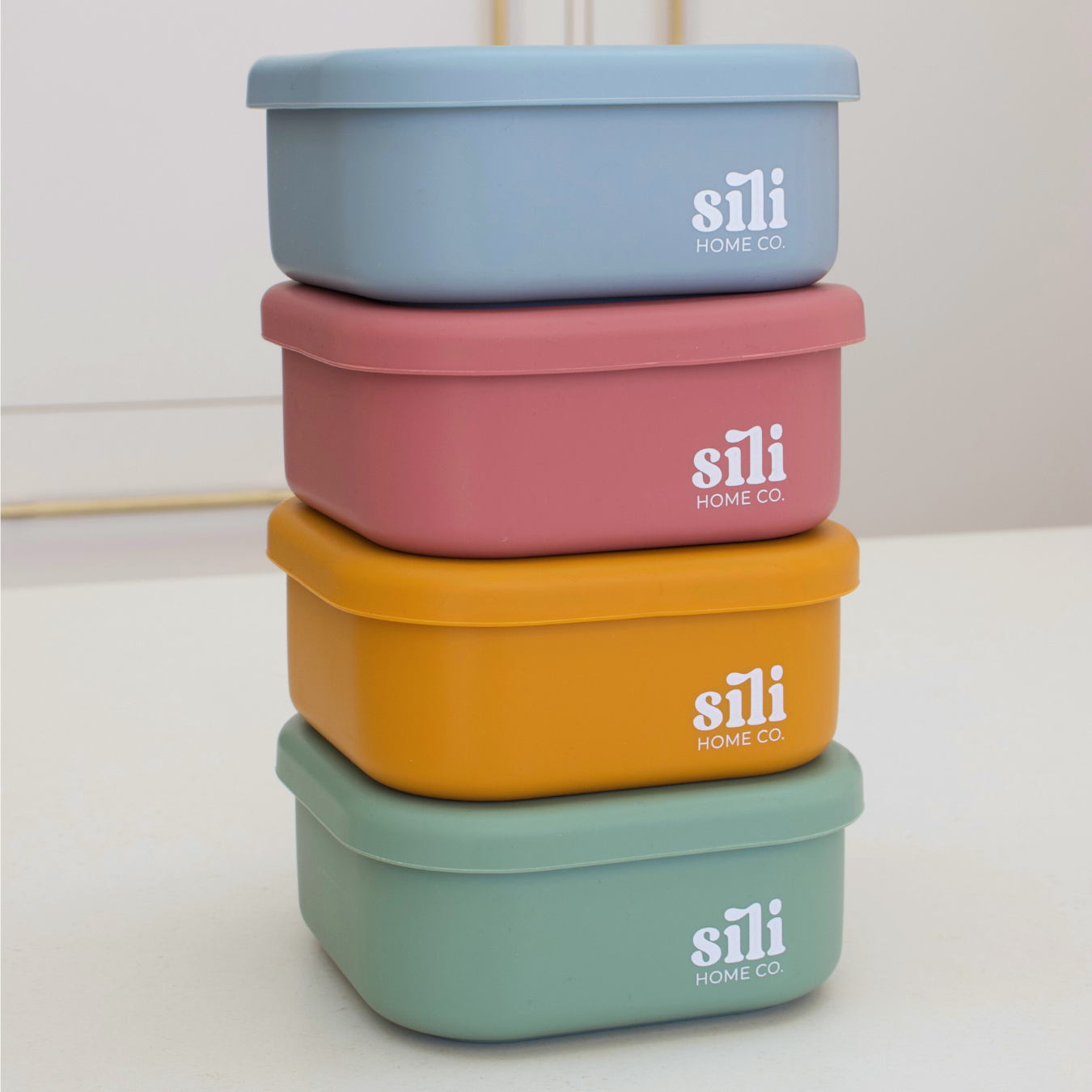 Square Lunch Box Bundle | Silicone Containers – Sili Home Co.