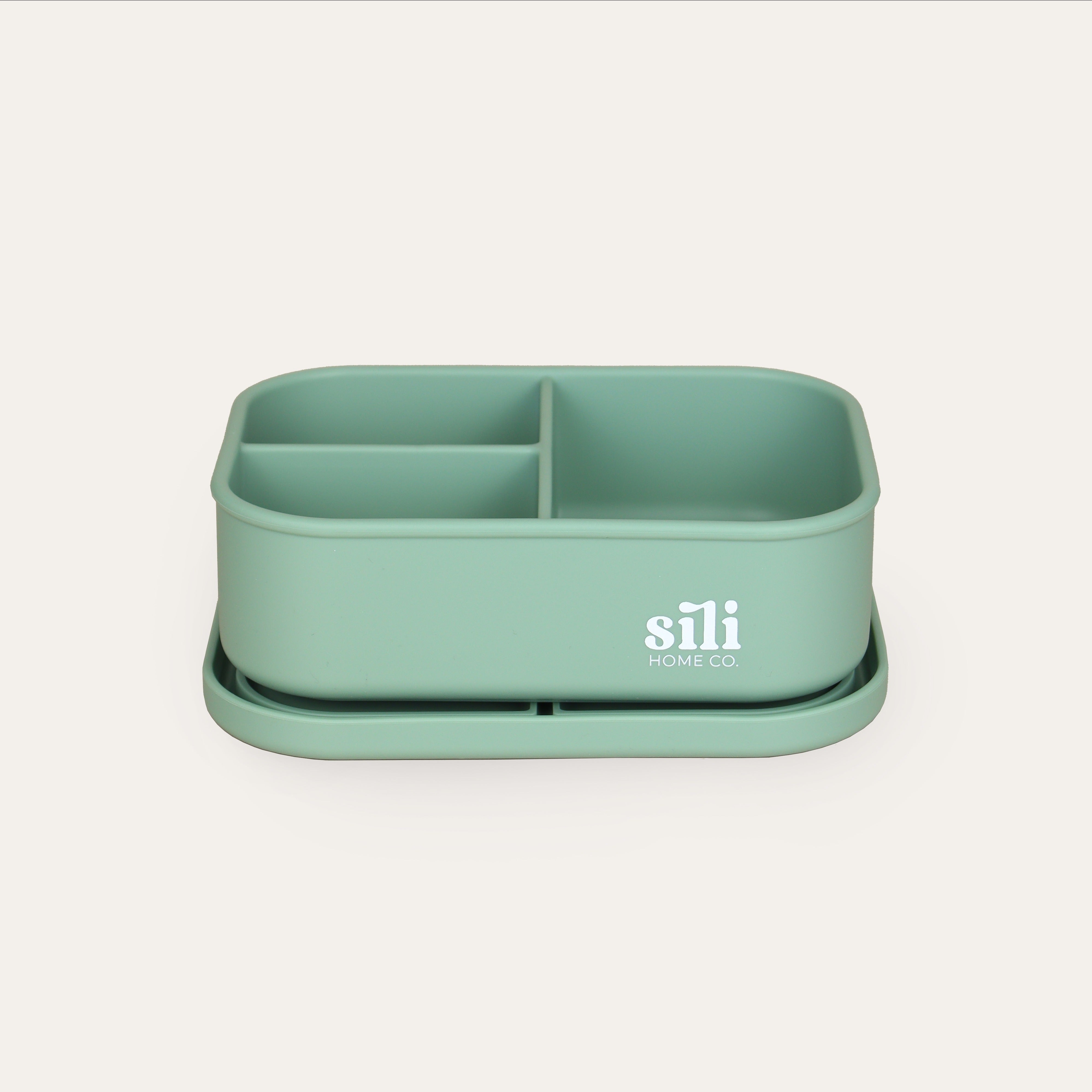 Bento Lunch Box Green | Silicone Containers – Sili Home Co.